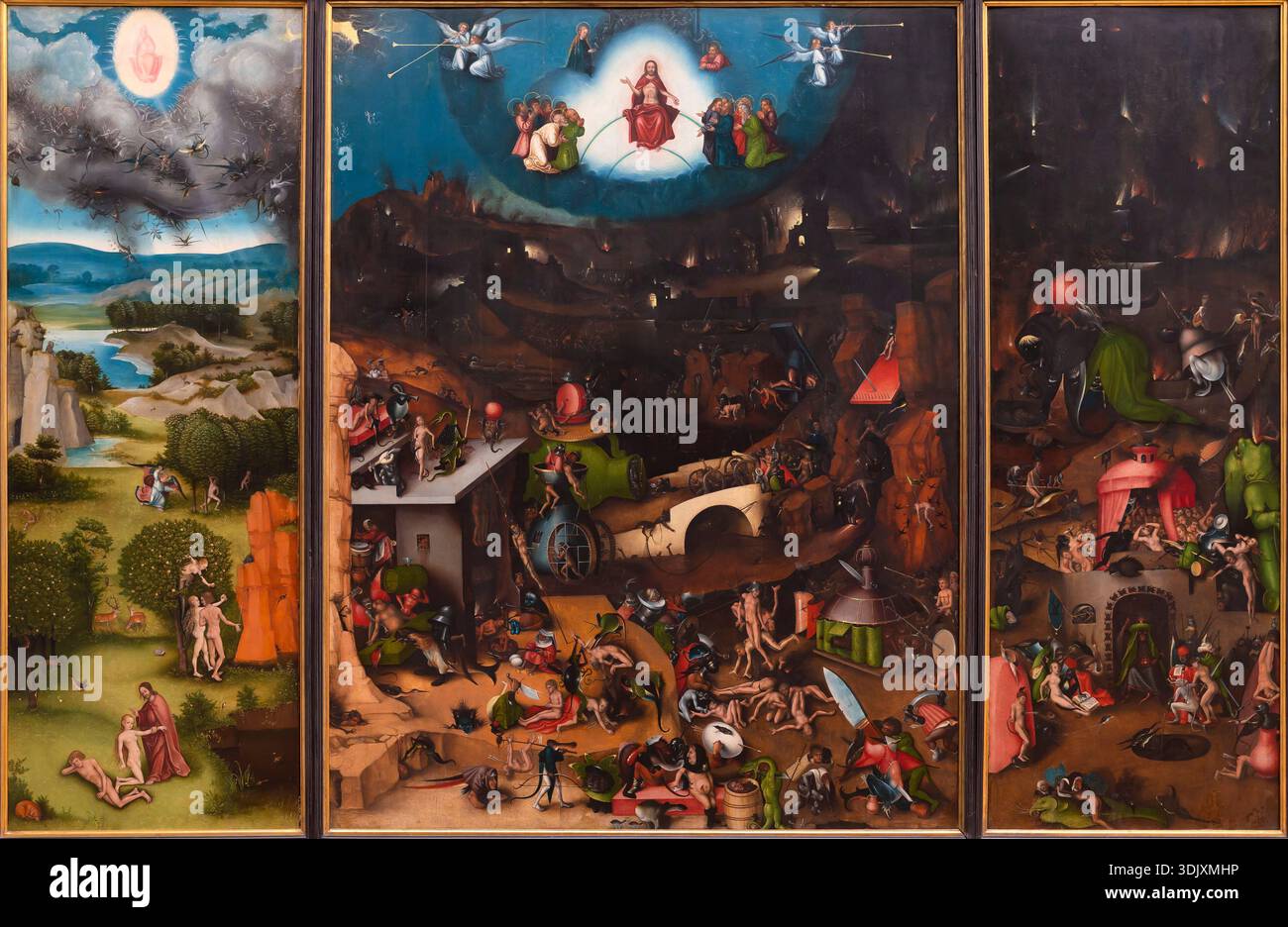 The Last Judgement, Copy of Hieronymus Bosch, Vienna, Lucas Cranach the ...