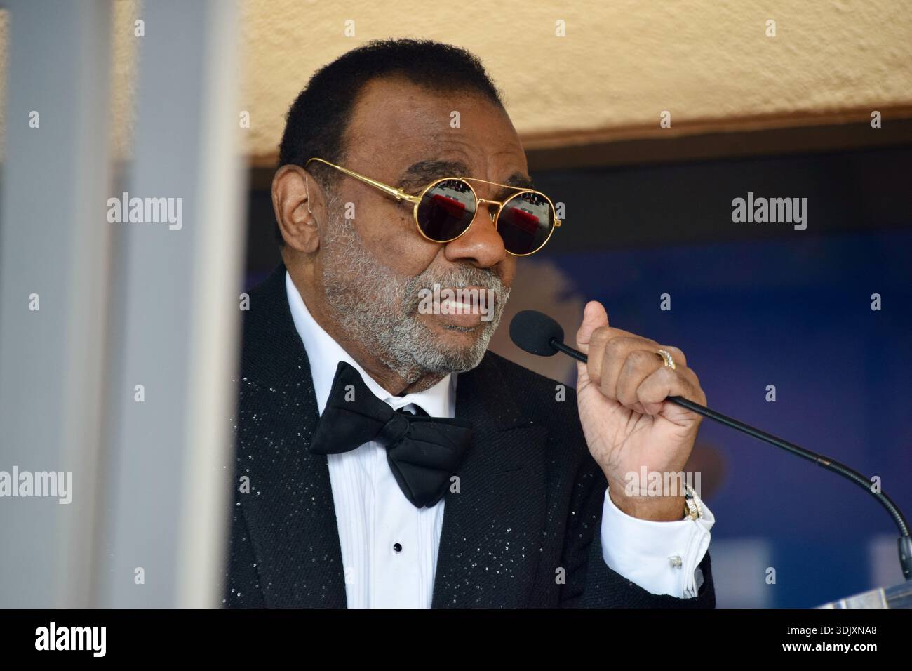 Ronald Isley of The Isley Brothers poses during the group’s Hollywood ...