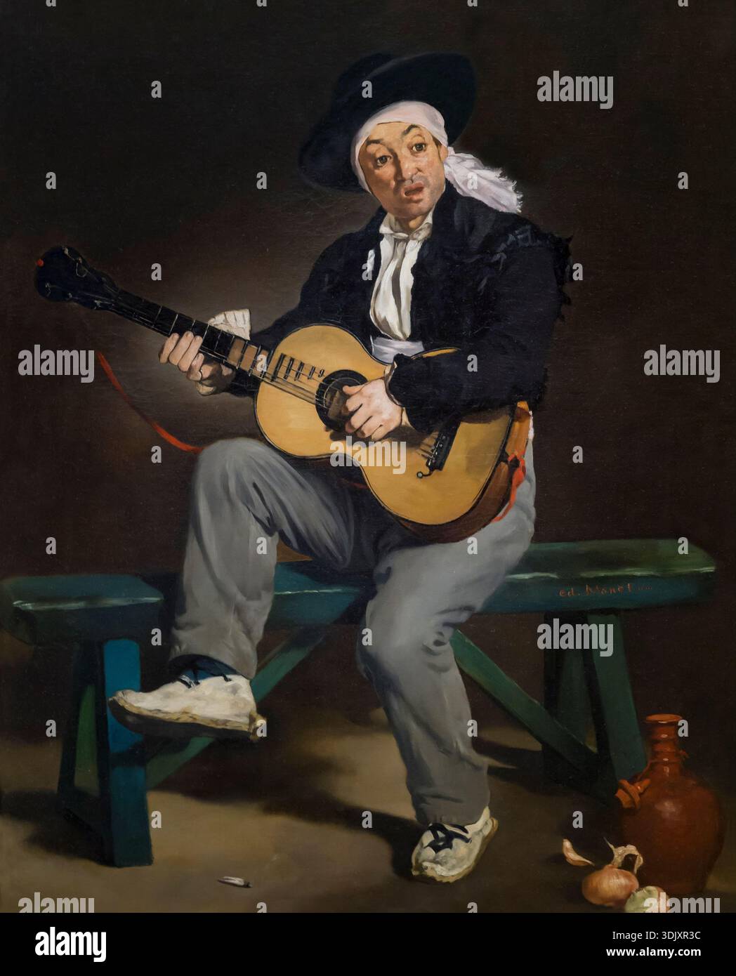 The Spanish Singer, Edouard Manet, 1860 Stock Photo - Alamy