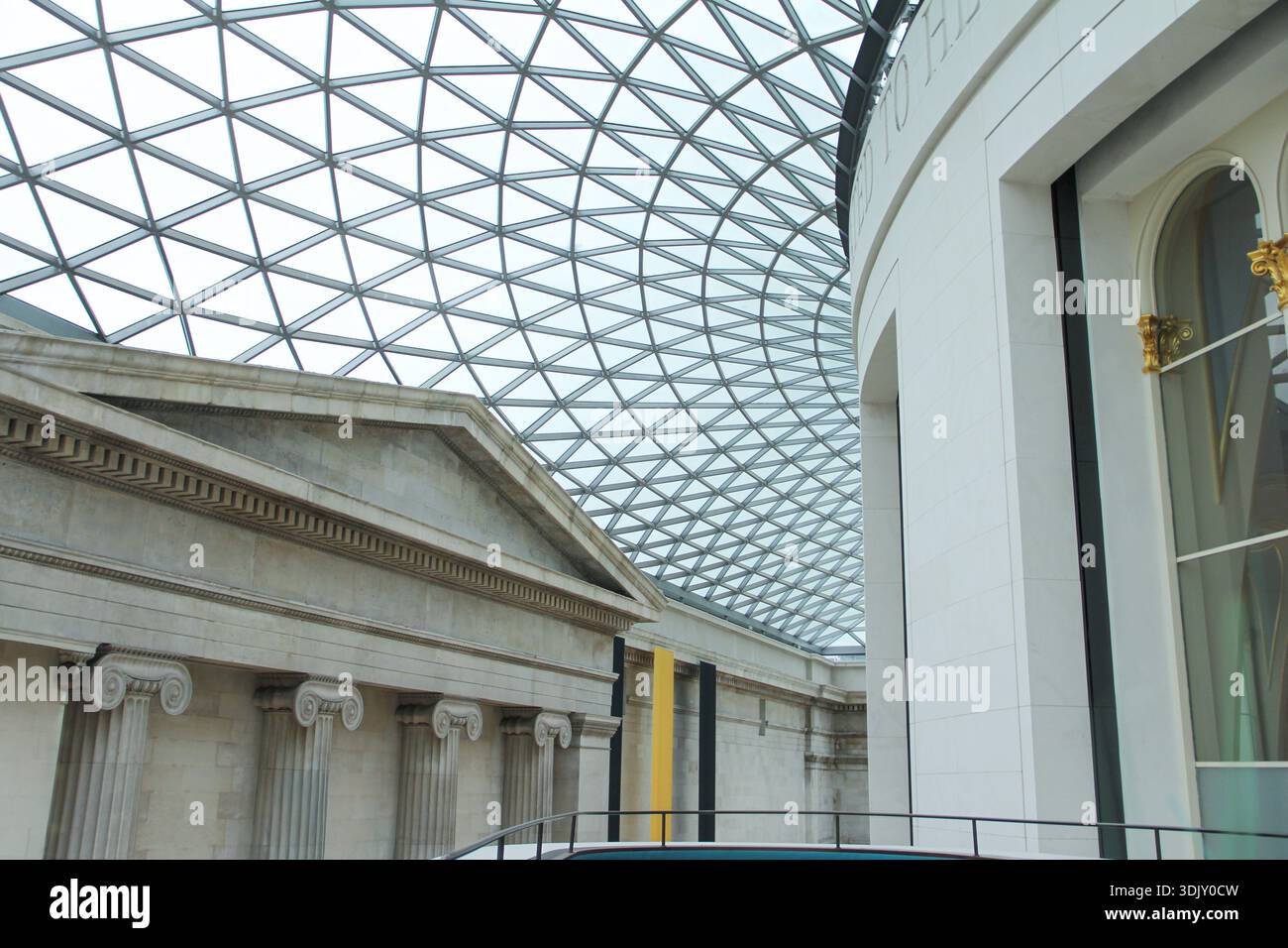 British Museum Great Court interior, featuring iconic modern glass and ...