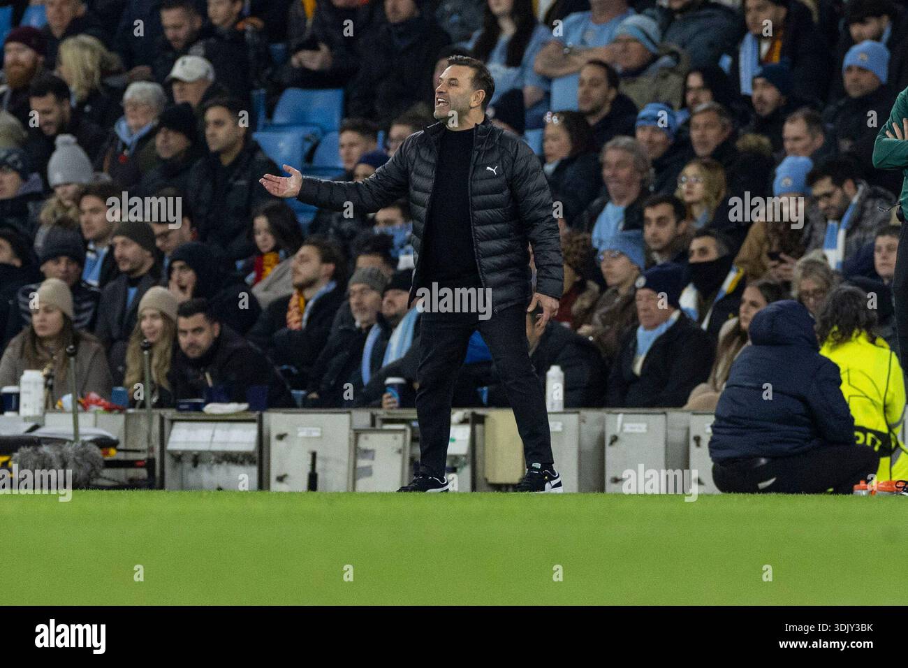 Galatasaray manager, Okan Buruk during the UEFA Champions League League ...
