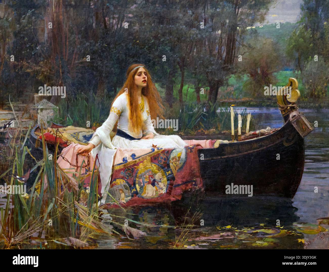 Lady of Shalott, by John William Waterhouse, 1888, Tate Britain, London ...