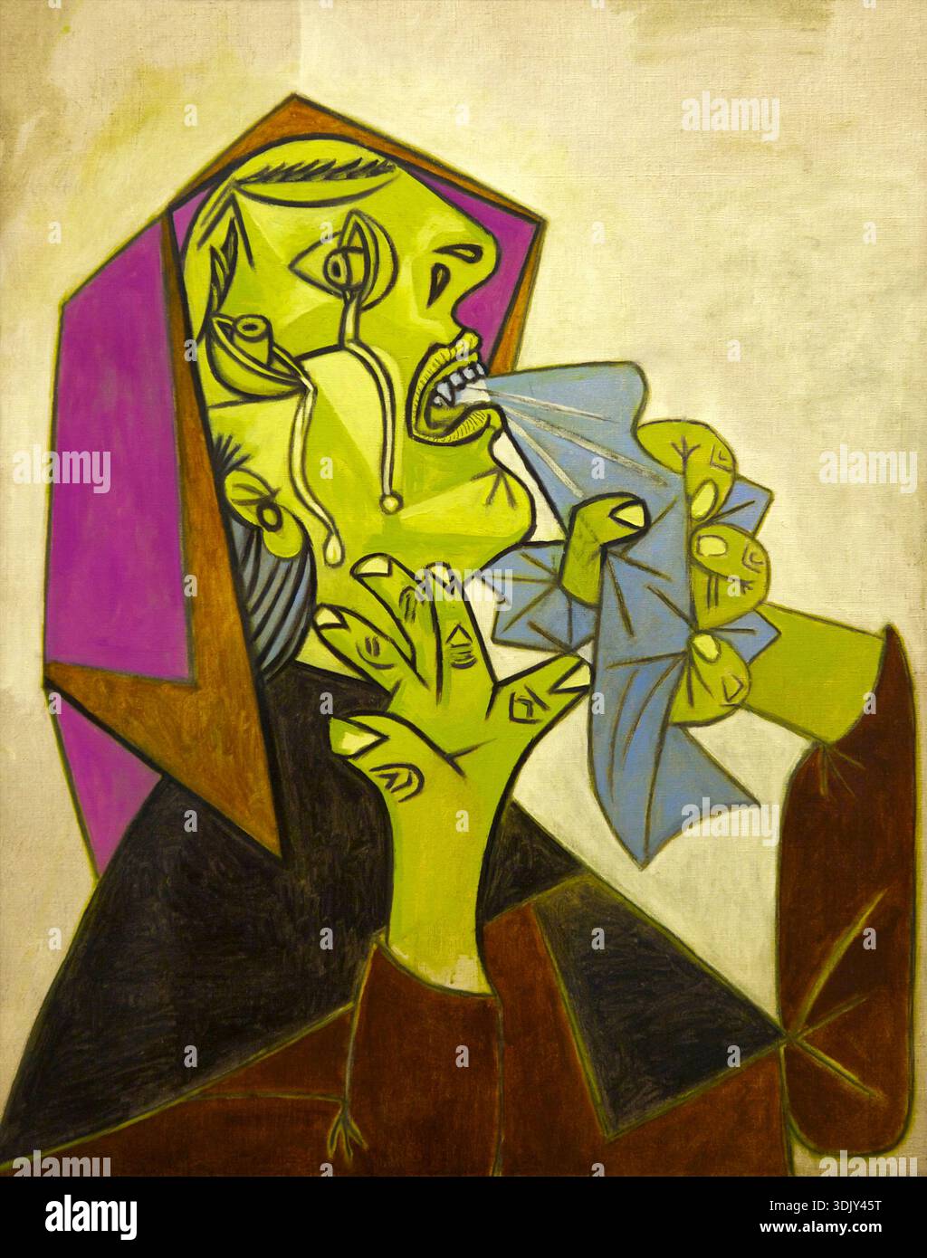 Head of Crying Woman with Handkerchief, Pablo Picasso, 1937, Museo ...