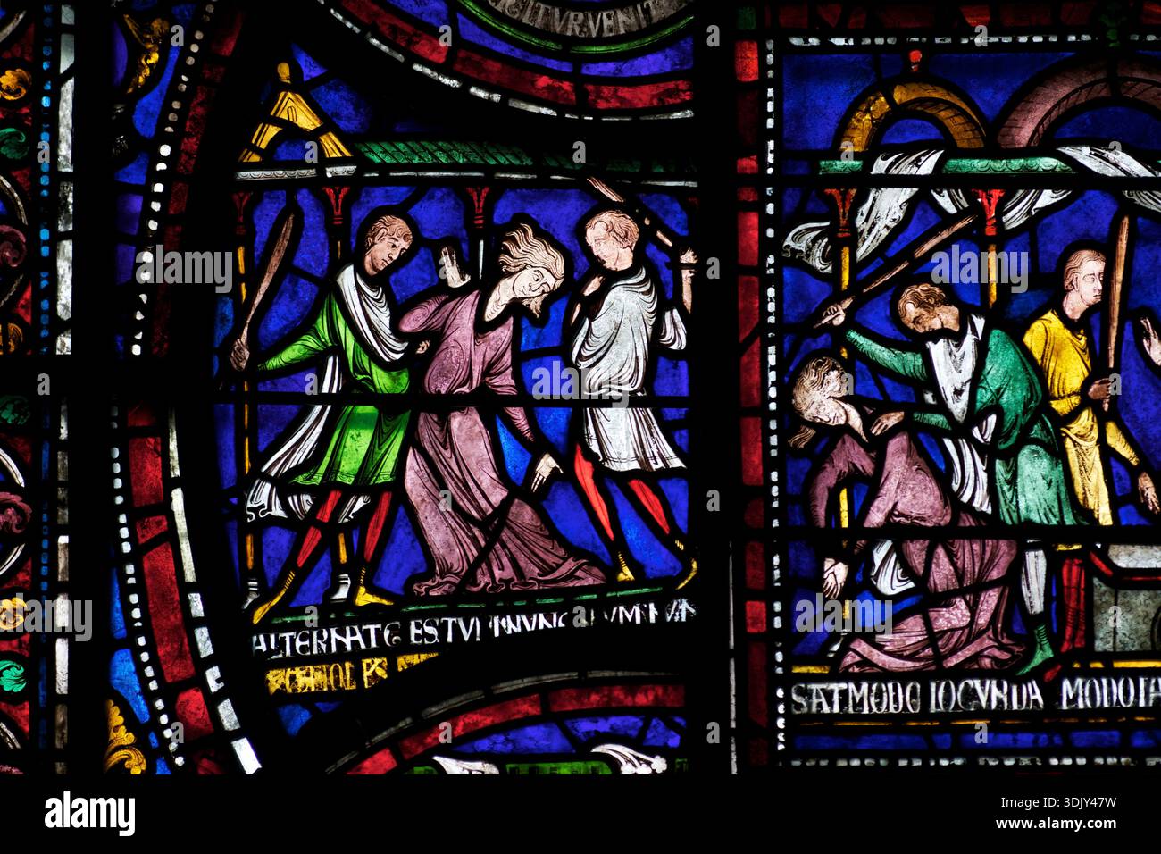 Mad Matilda of Cologne, Becket Miracle Window 6, Trinity Chapel ...