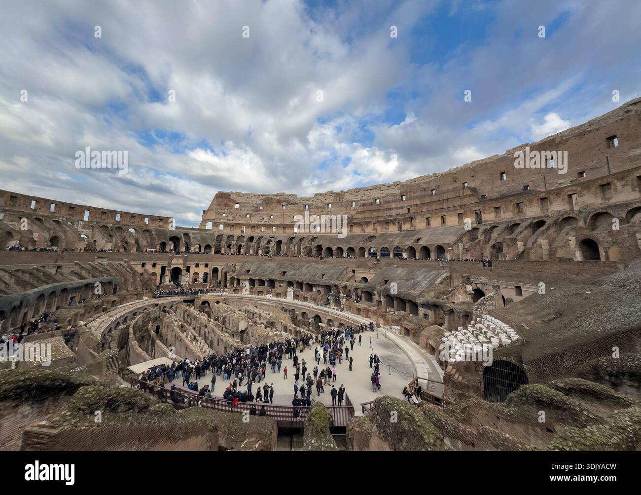 The Colosseum, also known as the Flavian Amphitheatre built by slaves ...