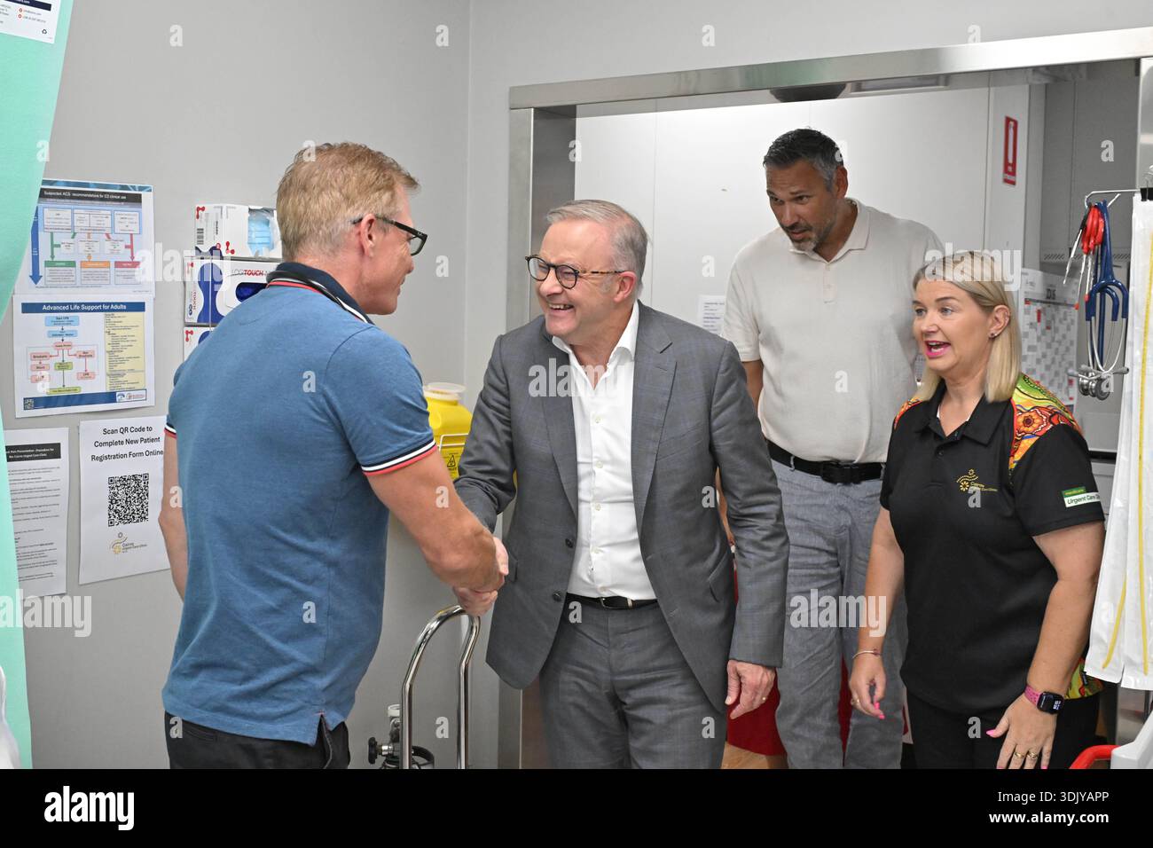 Prime Minister Anthony Albanese And Labor member for Leichhardt Matt ...
