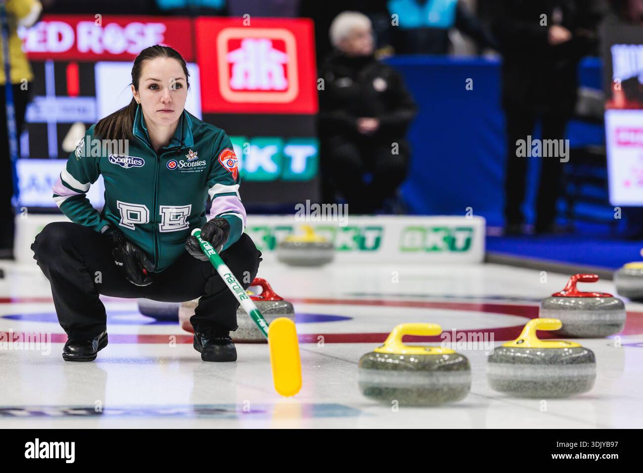 MISSISSAUGA, ON - JANUARY 28: Amanda Power of Team Prince Edward Island ...
