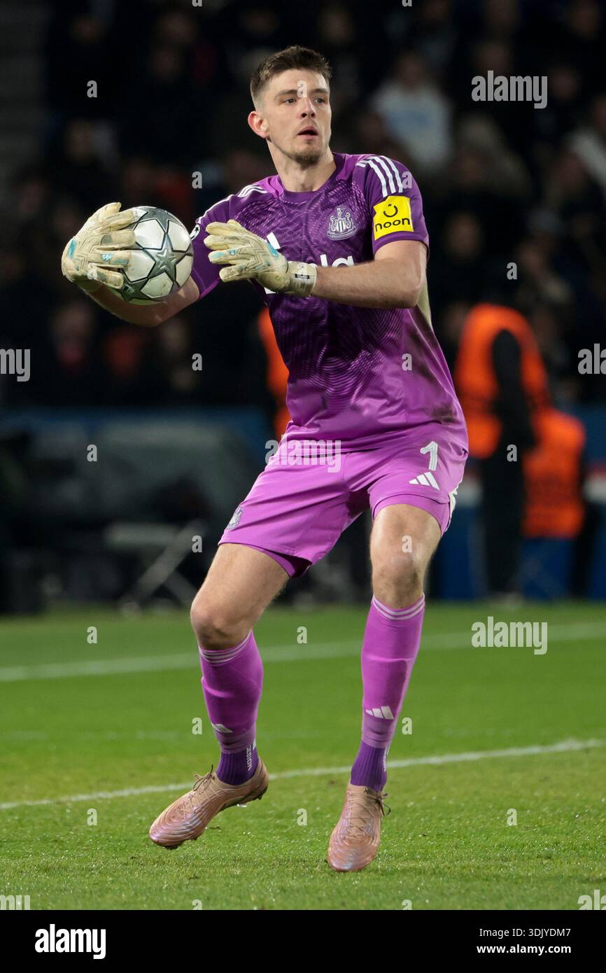 Newcastle goalkeeper Nick Pope during the UEFA Champions League, League ...