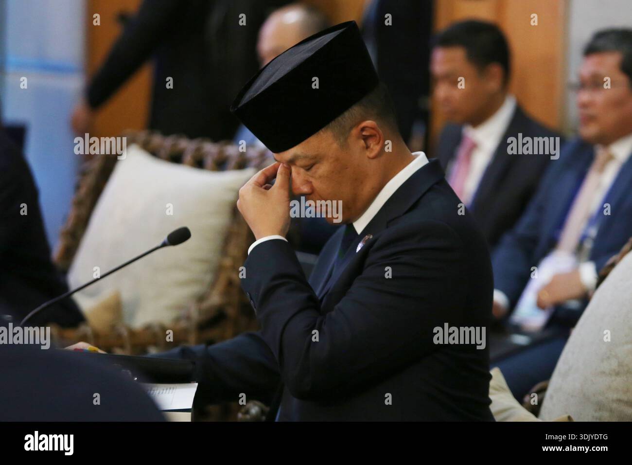 Indonesia's Foreign Minister Sugiono attends the Association of ...