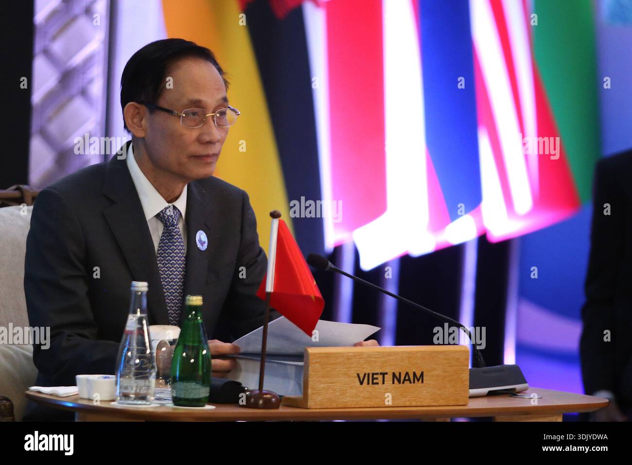 Vietnam's Foreign Minister Le Hoai Trung attends the Association of ...