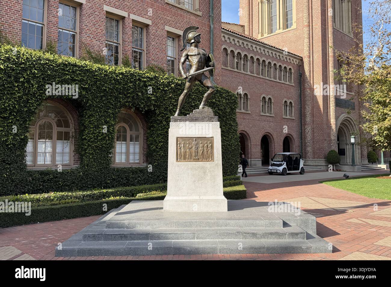 The Southern California Trojans mascot statue Tommy Trojan, Wednesday ...