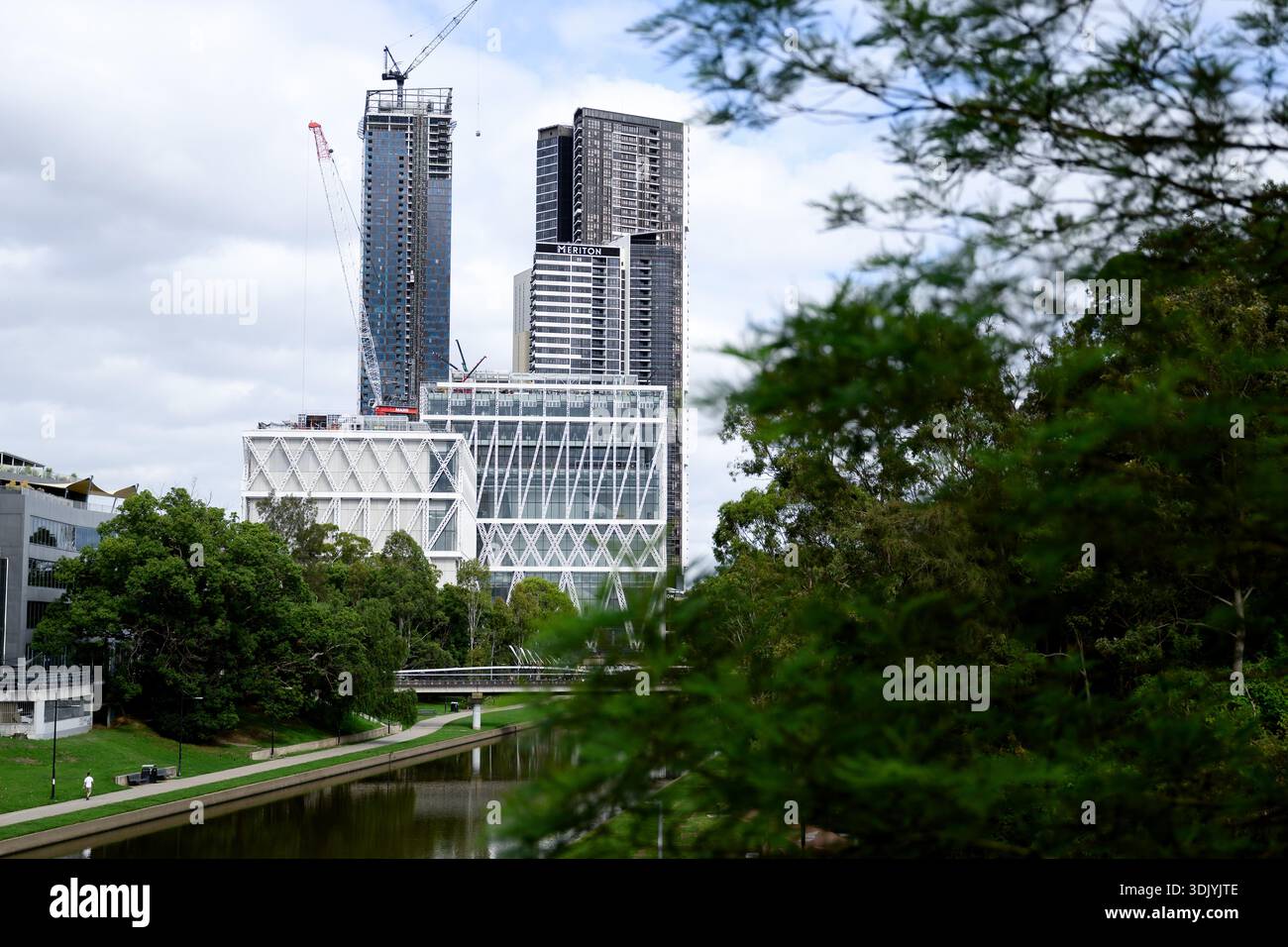 A general view of the new Powerhouse Museum under construction in ...