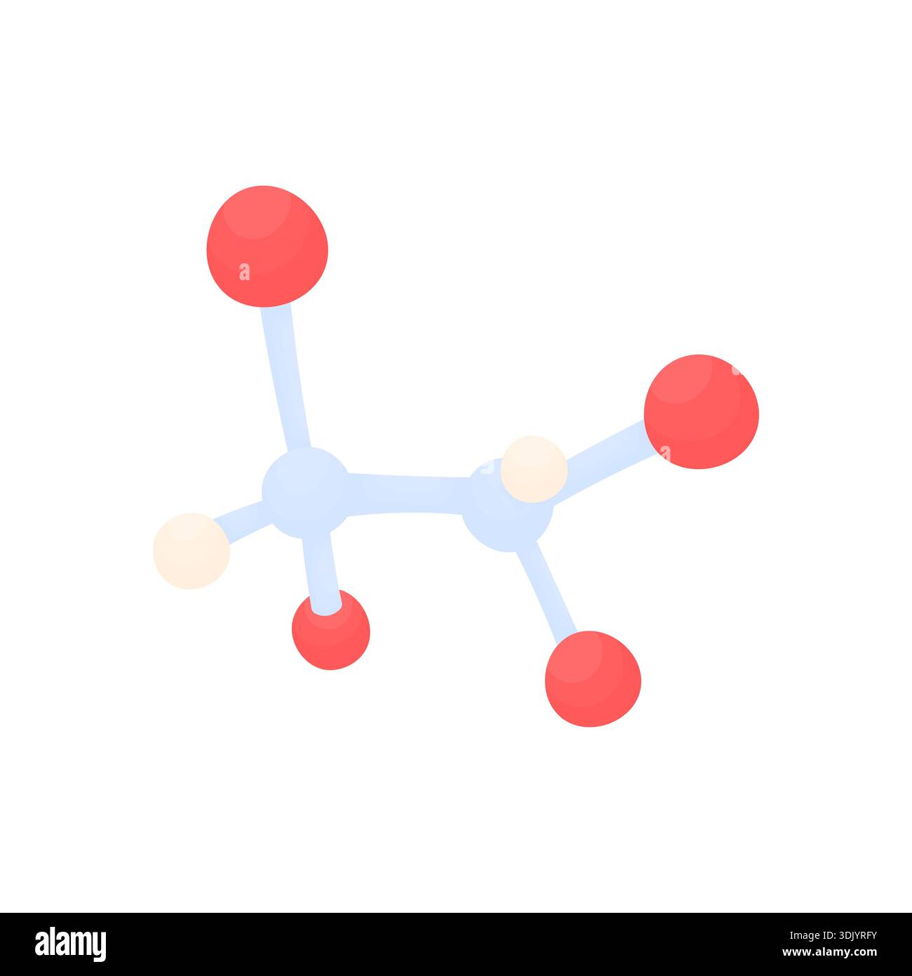 Chemical compound. Symbol of studying chemistry at school. Atoms in ...