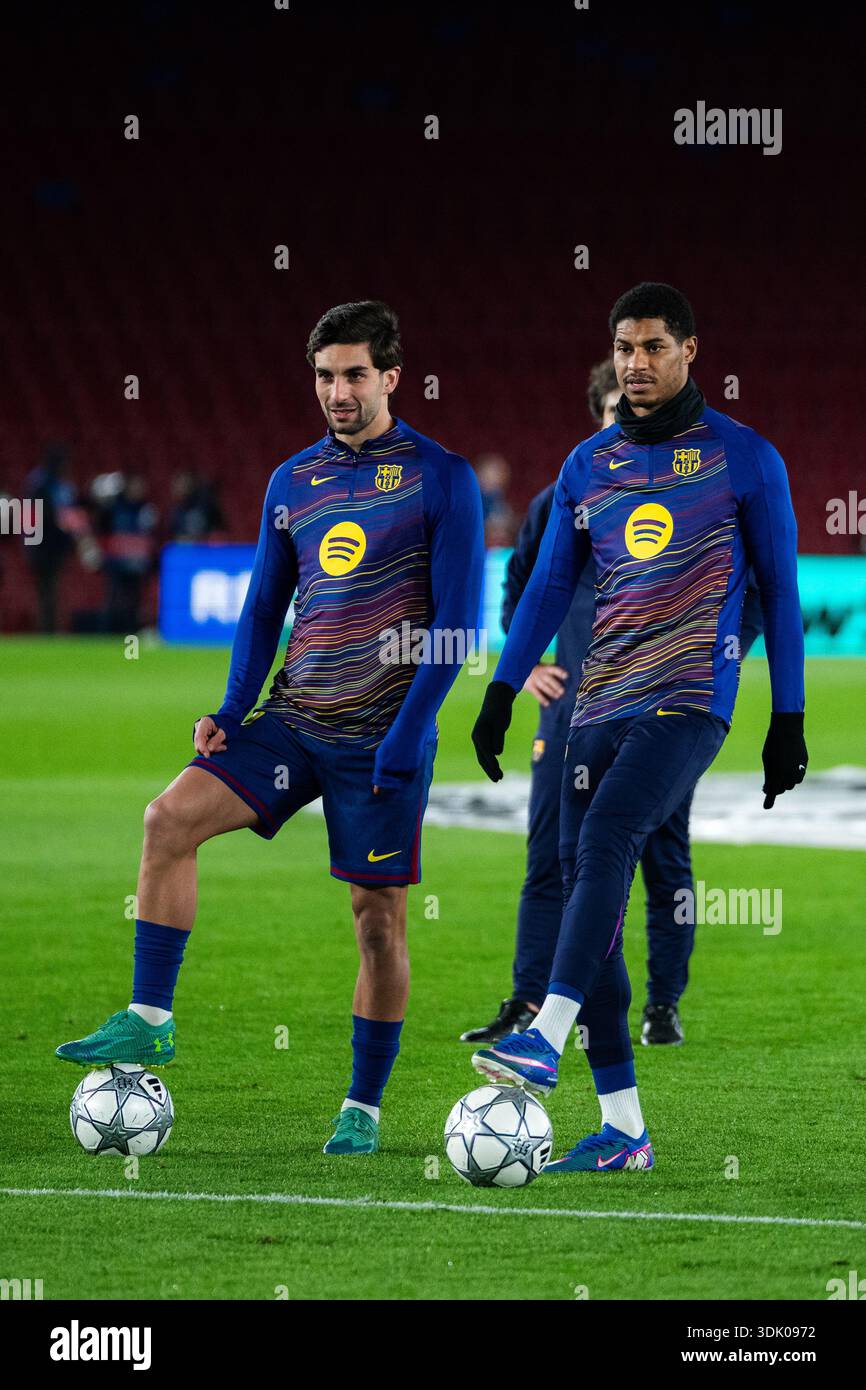 Barcelona, Spain, 28, January, 2026. FC Barcelona player (7) Ferran ...