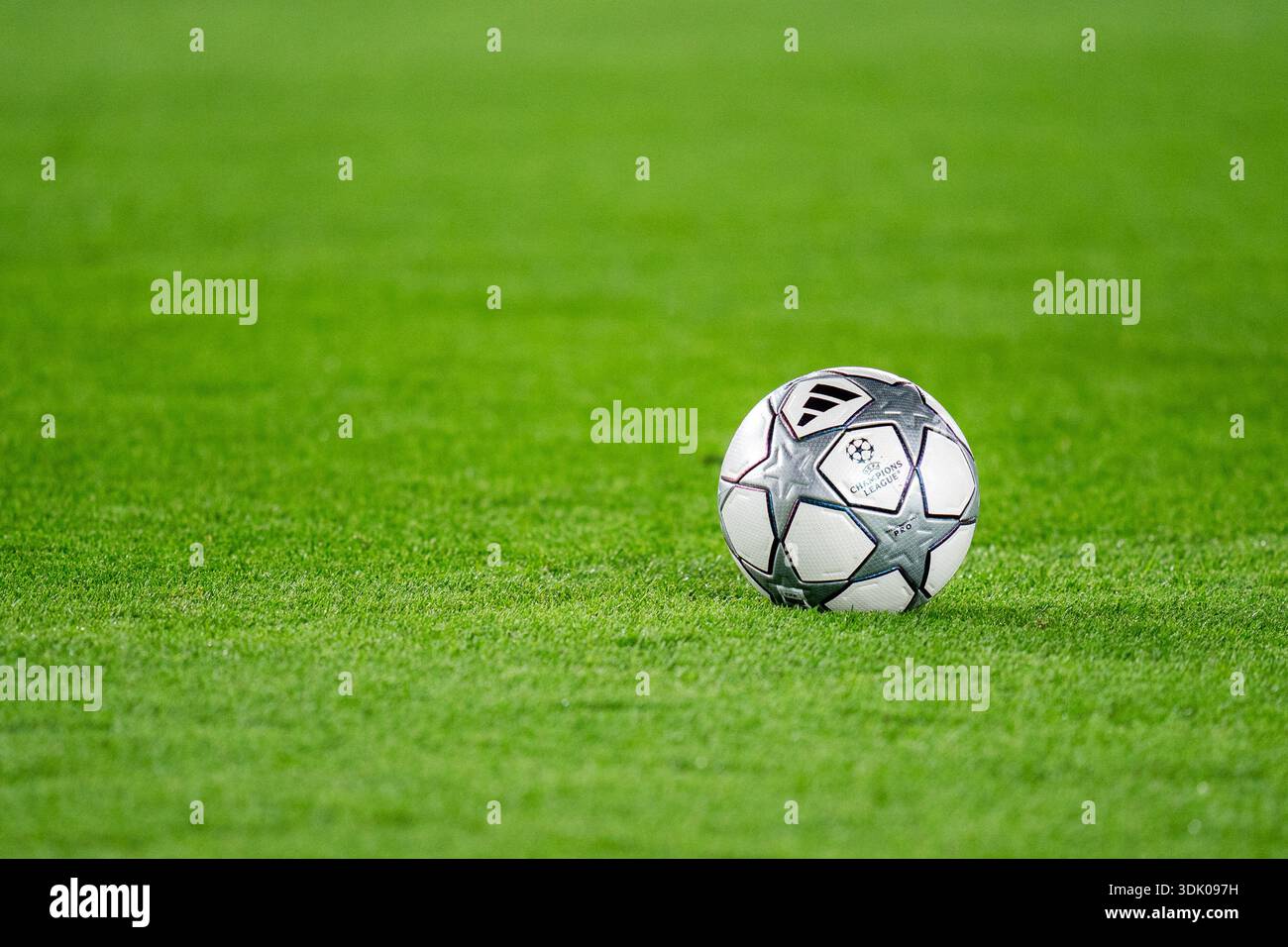 Barcelona, Spain, 28, January, 2026. Official ball of UCL during ...