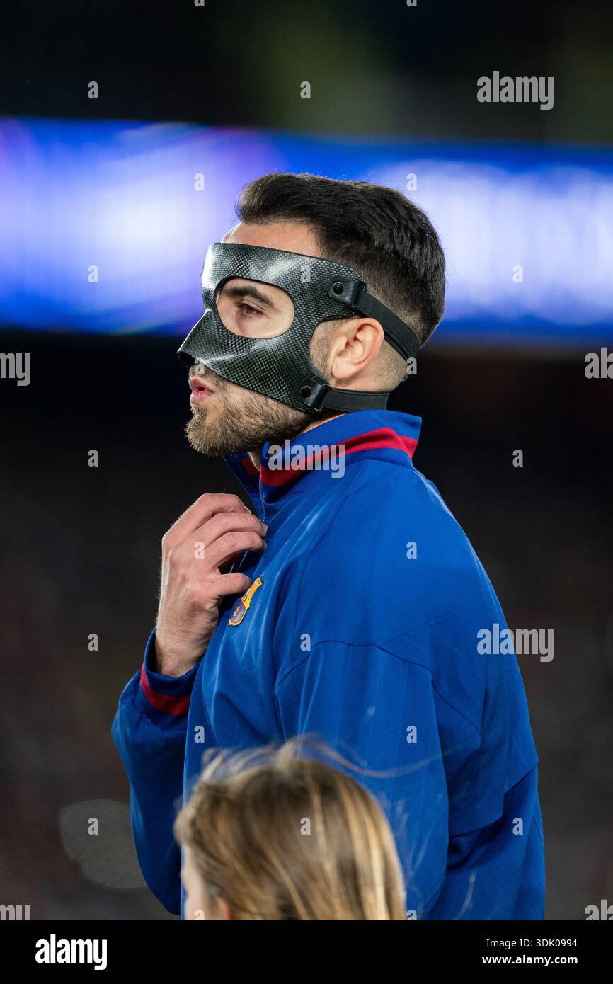 Barcelona, Spain, 28, January, 2026. FC Barcelona player (24) Eric ...