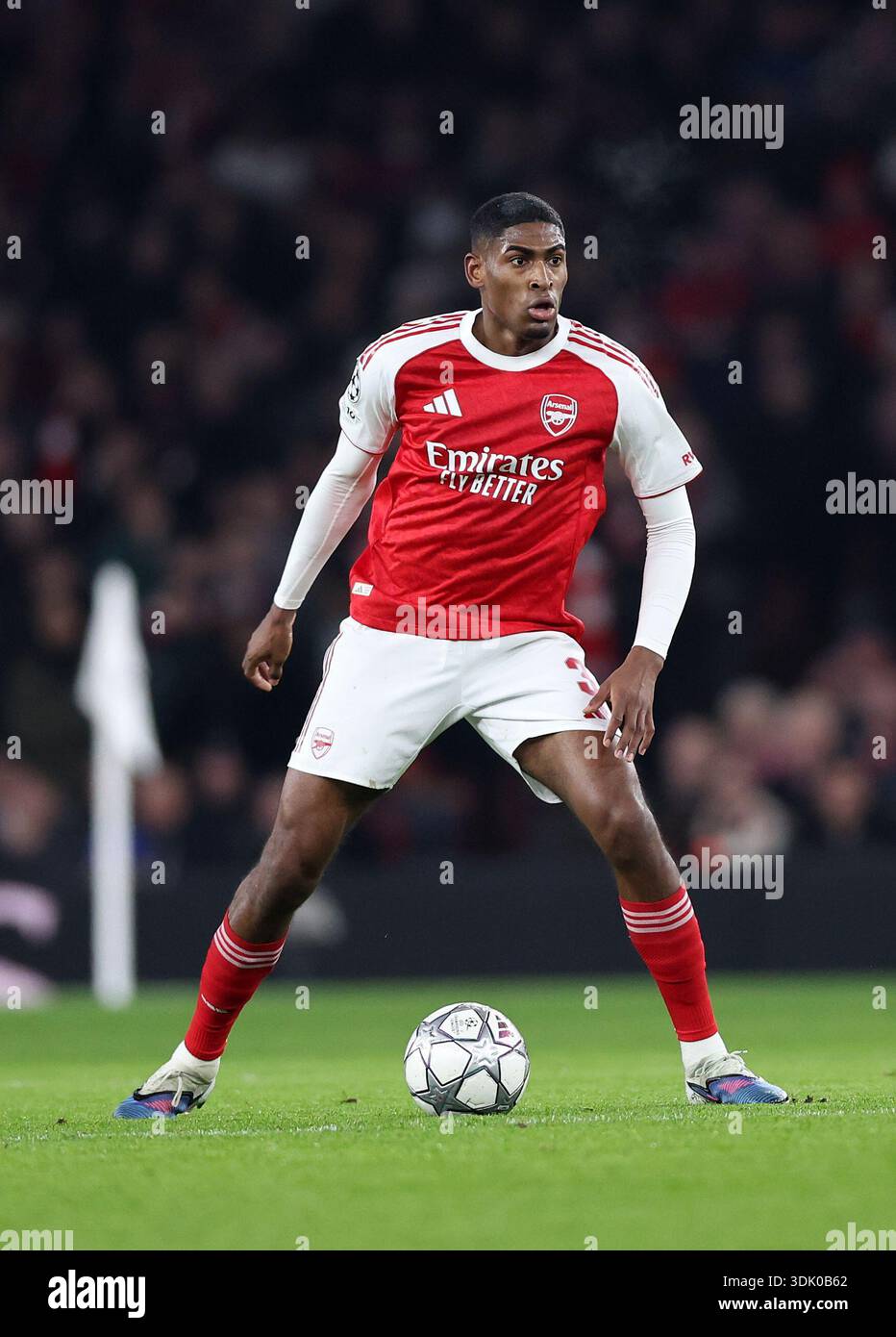 London, England, 28th January 2026. Cristhian Mosquera of Arsenal ...