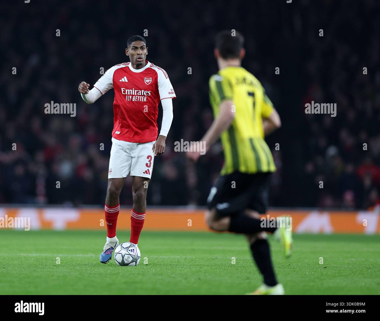 London, England, 28th January 2026. Cristhian Mosquera of Arsenal ...