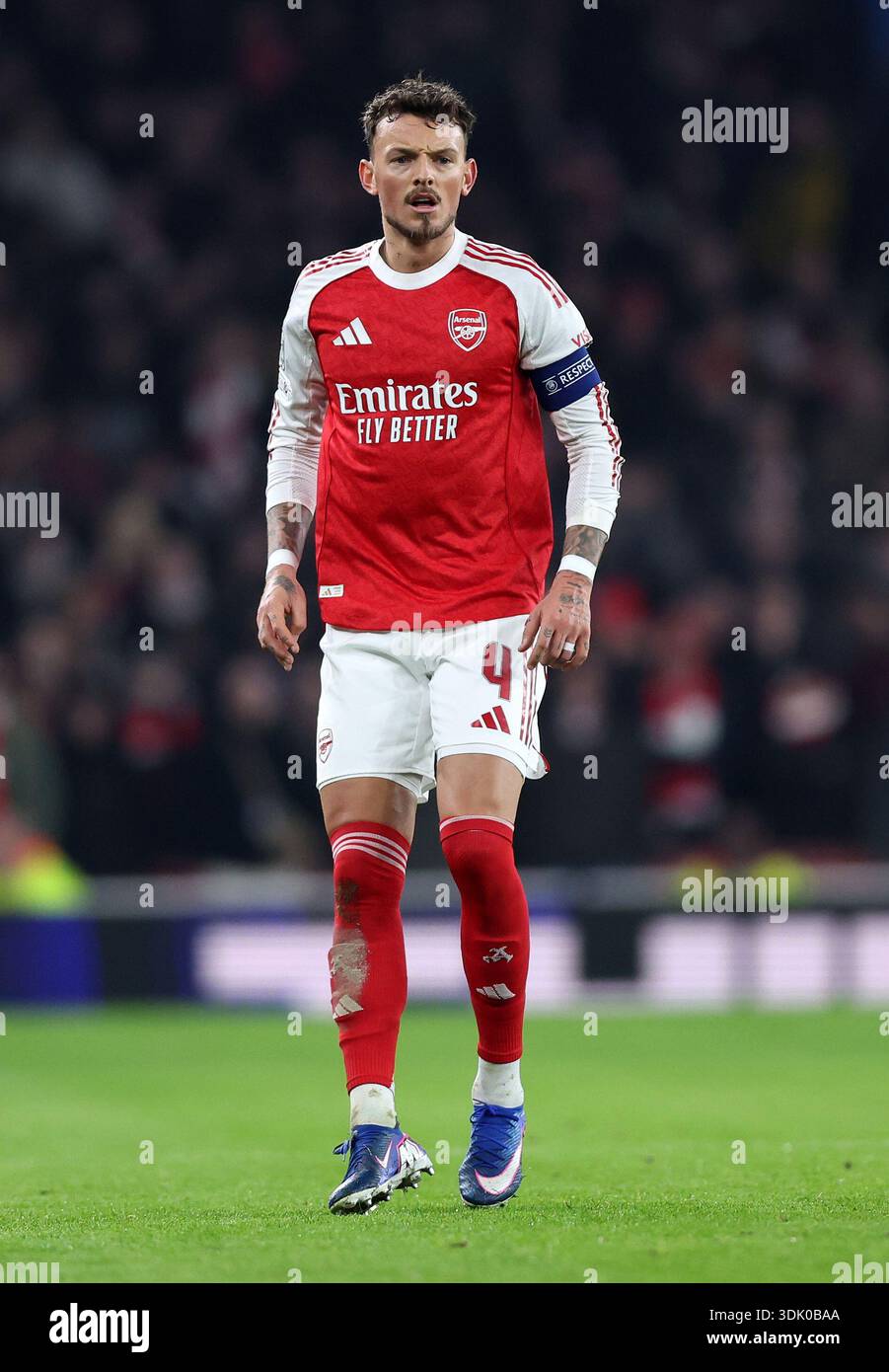 London, England, 28th January 2026. Ben White of Arsenal during the ...