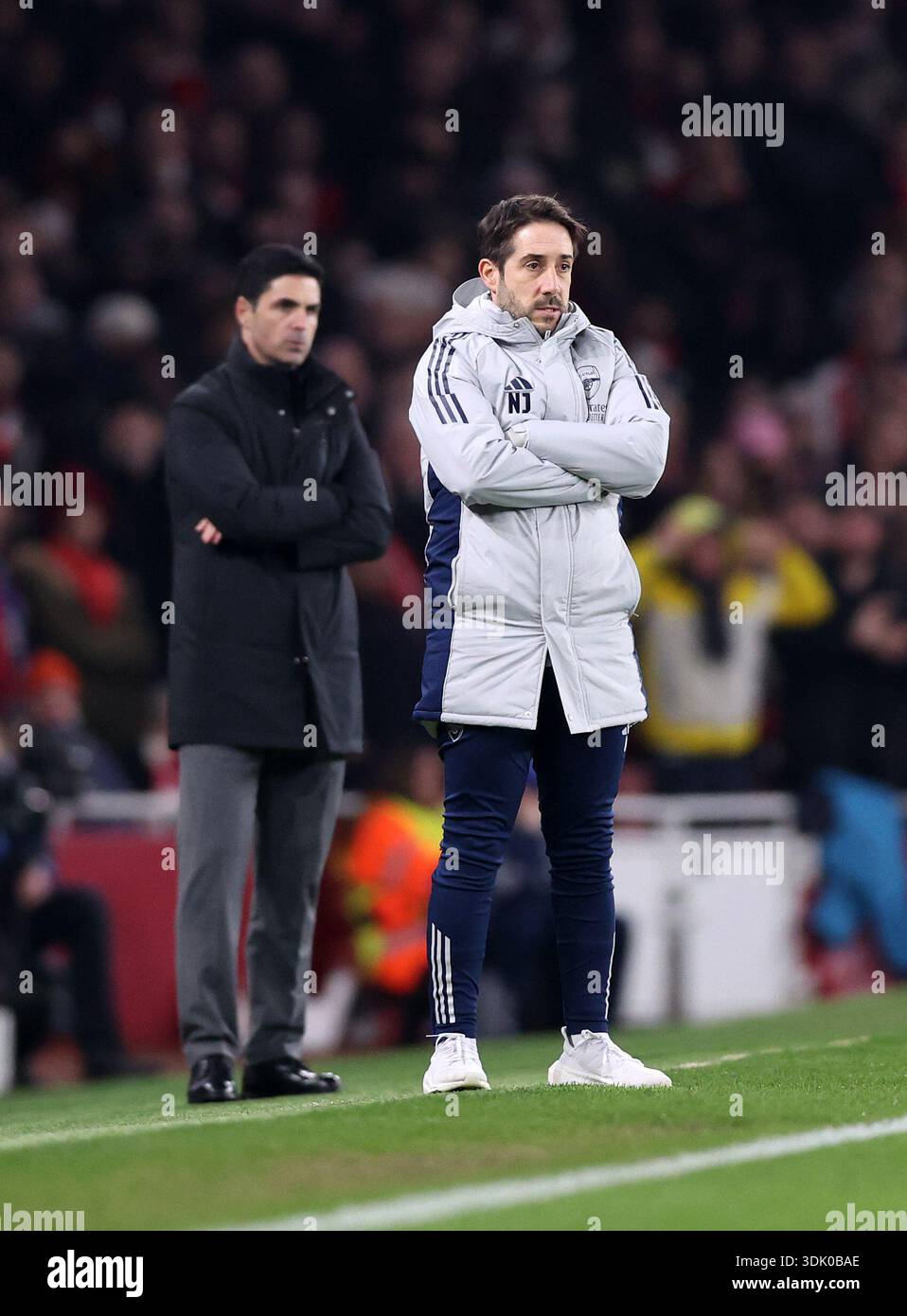 London, England, 28th January 2026. Nicolas Jover of Arsenal during the ...