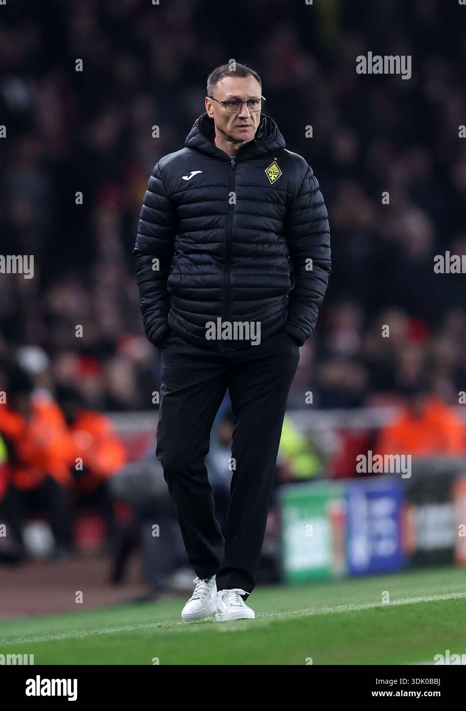 London, England, 28th January 2026. Rafael Urazbakhtin coach of FC ...