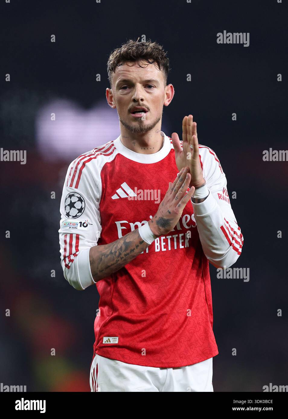 London, England, 28th January 2026. Ben White of Arsenal during the ...