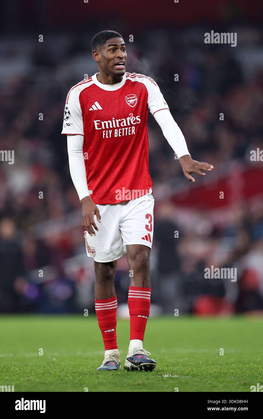 London, England, 28th January 2026. Cristhian Mosquera of Arsenal ...