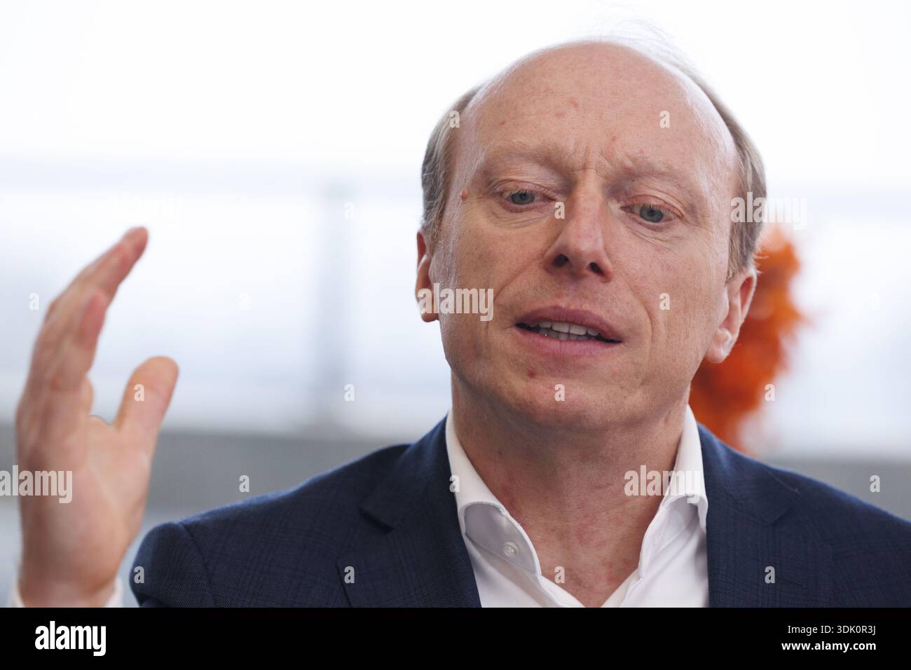 ING CEO Peter Adams pictured during a press conference to announce the ...