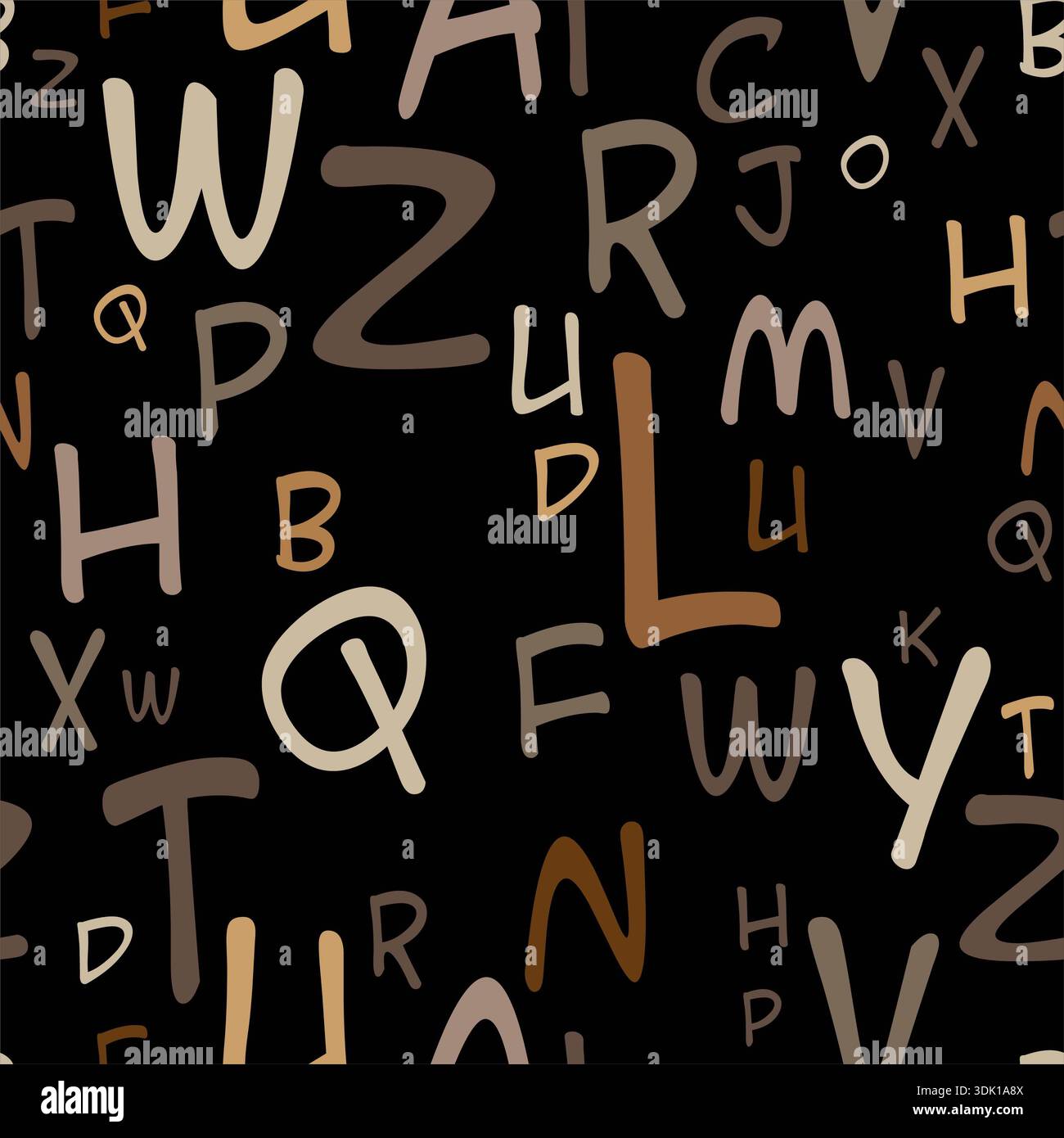 Creative and modern background with letters Stock Photo - Alamy