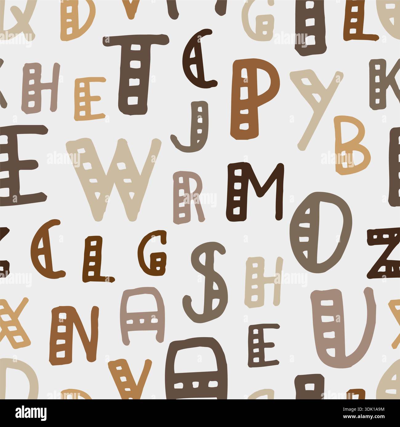Creative and modern background with letters Stock Photo - Alamy