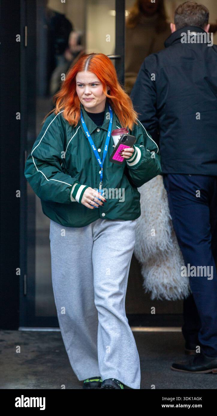 London, England, uk 29th Jan 2026 Lindsey Russell Leaves Global Radio ...