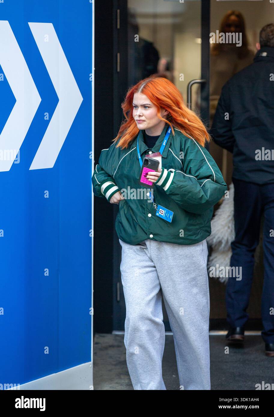 London, England, uk 29th Jan 2026 Lindsey Russell Leaves Global Radio ...