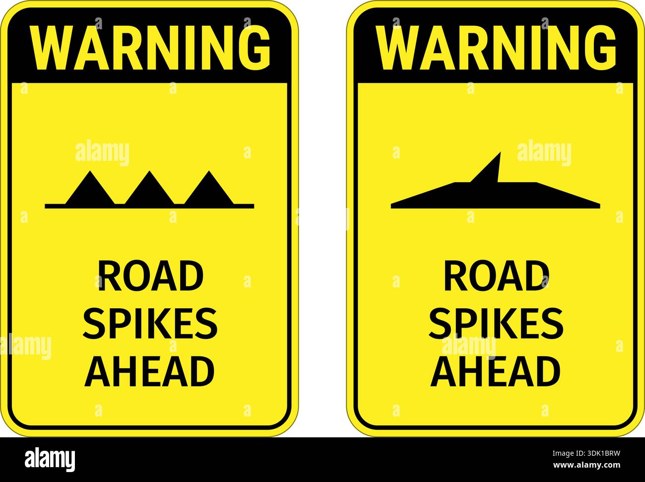 Road spike Stock Vector Images - Alamy
