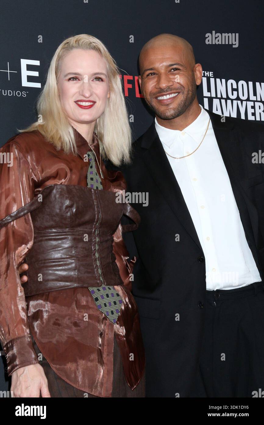 Breeda Wool, Jeffrey Bowyer-Chapman at arrivals for THE LINCOLN LAWYER ...