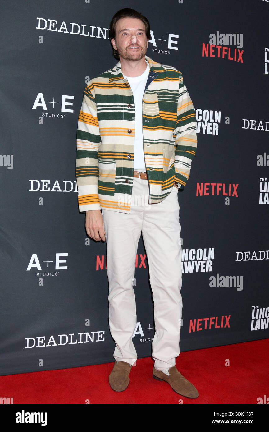 Jason Butler Harner at arrivals for THE LINCOLN LAWYER Season 4 ...