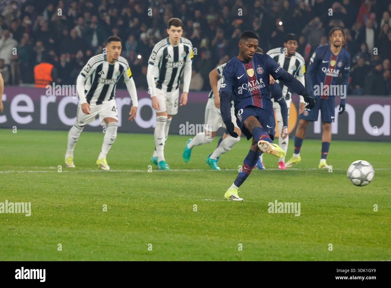 PSG’s Ousmane Dembele missing a penalty shot during the 2025-26 ...