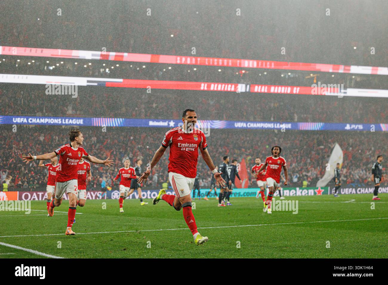 Lisbon, Portugal. 28th Jan 2025; Vangelis Pavlidis (SL Benfica) seen ...