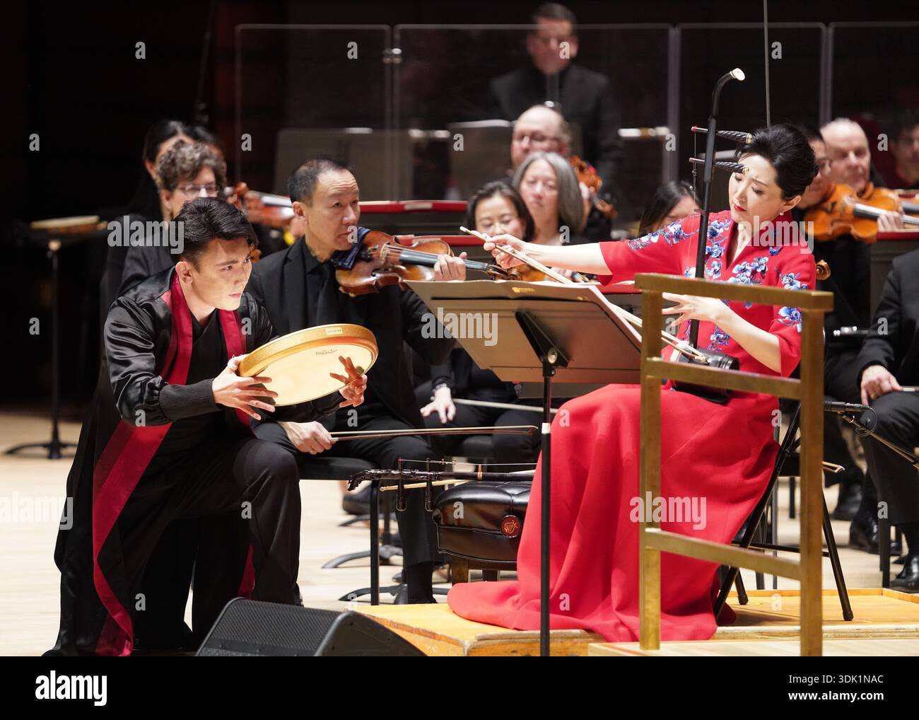 Philadelphia, USA. 28th Jan, 2026. Chinese musician Yu Hongmei performs ...