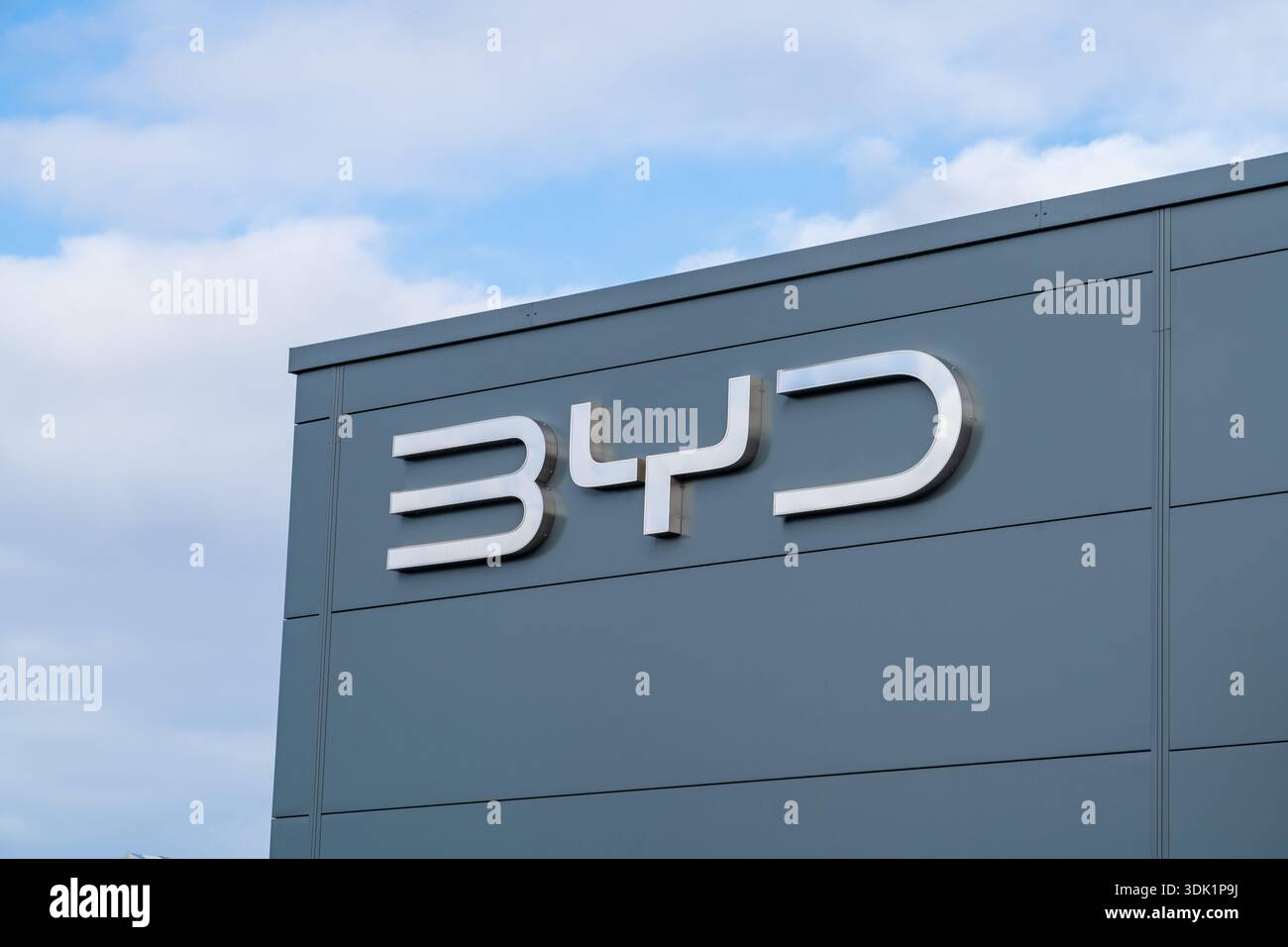 Tamworth, Staffordshire, UK - January 28 2026: Exernal building signage ...
