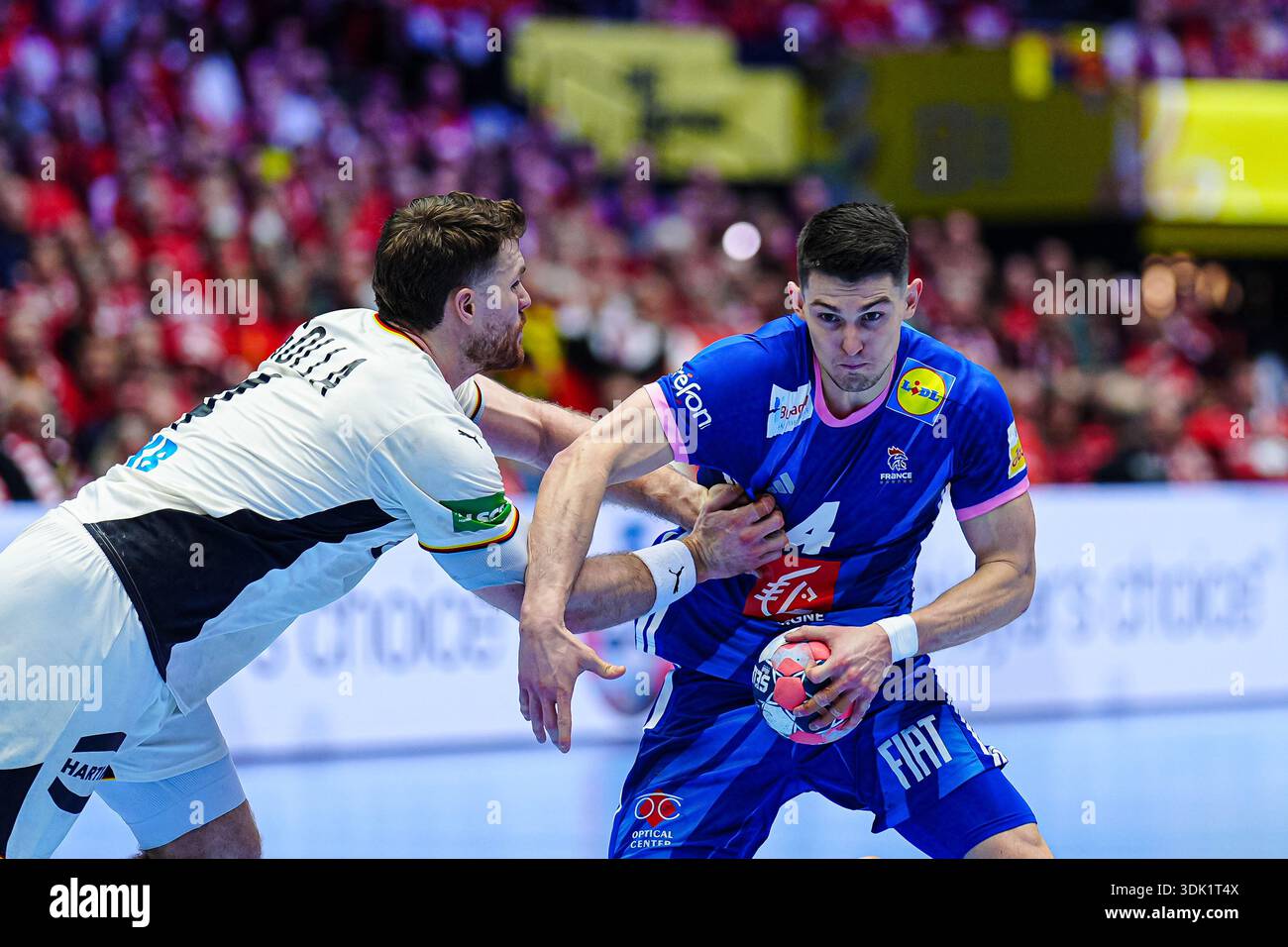 Johannes Golla (Deutschland, #04), Aymeric Minne (Frankreich, #04) DEN ...