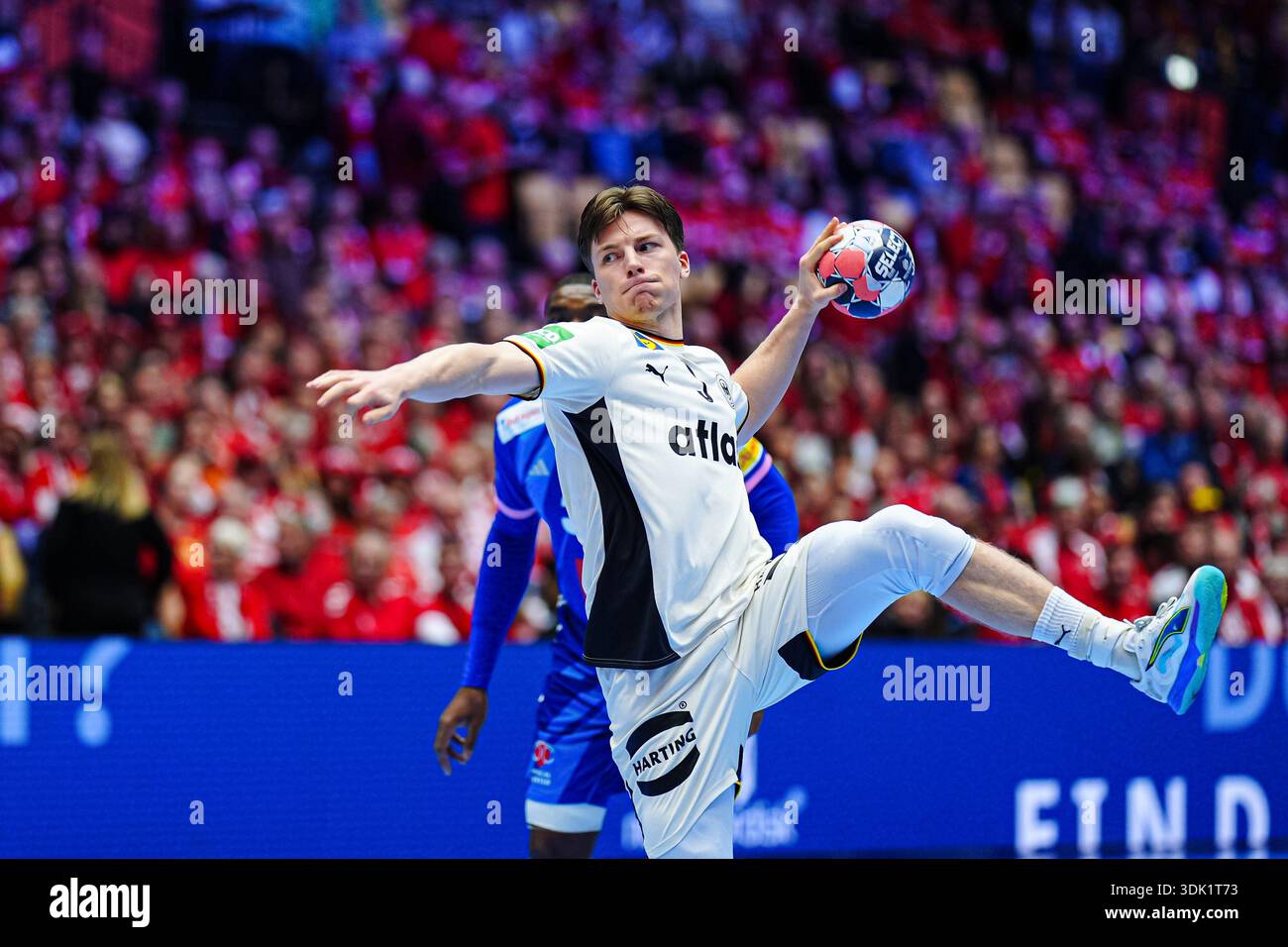 7 Meter Wurf/Tor Nils Lichtlein (Deutschland, #03) DEN, Deutschland vs ...