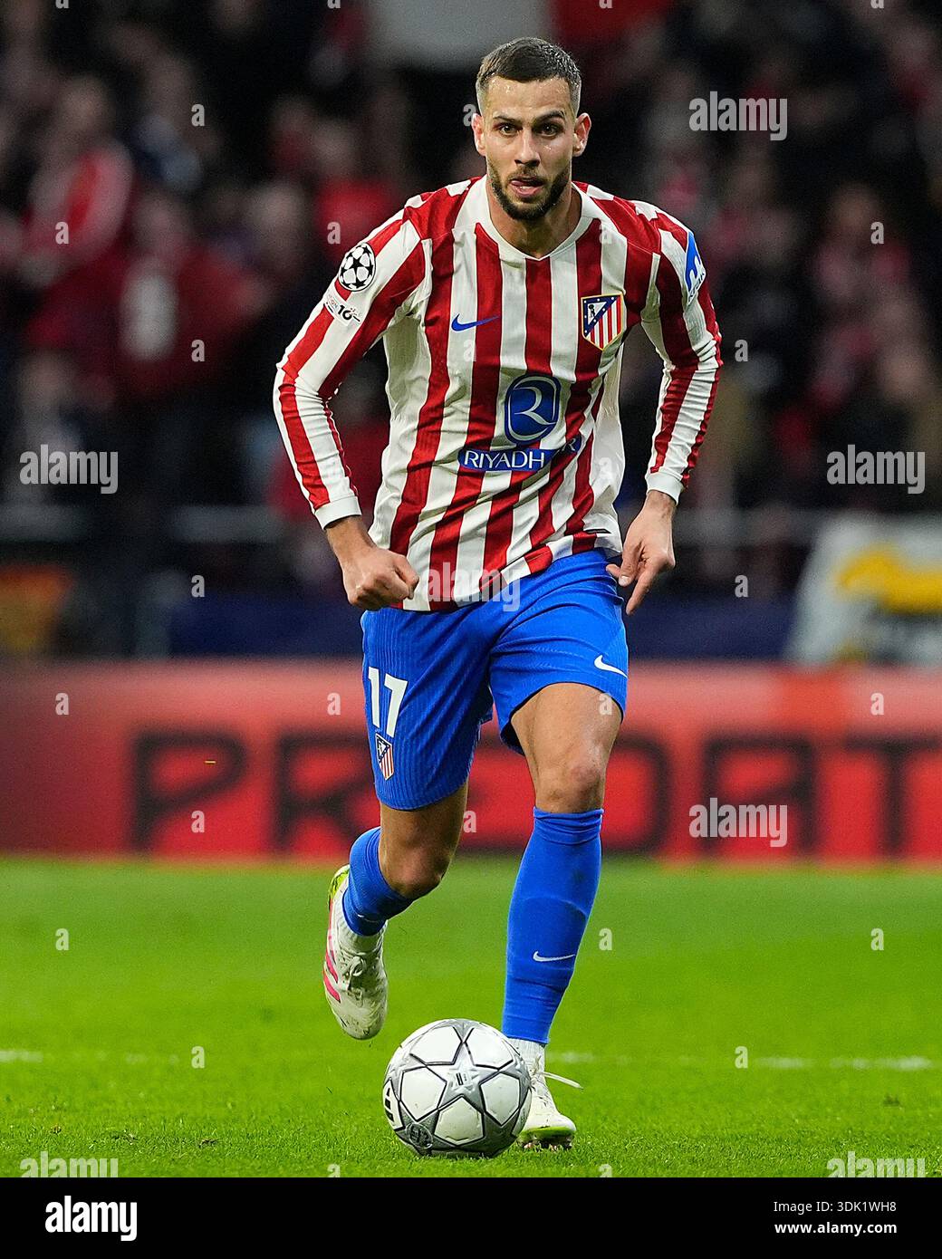 Atletico de Madrid's David Hancko during Champions League 2025/2026 ...