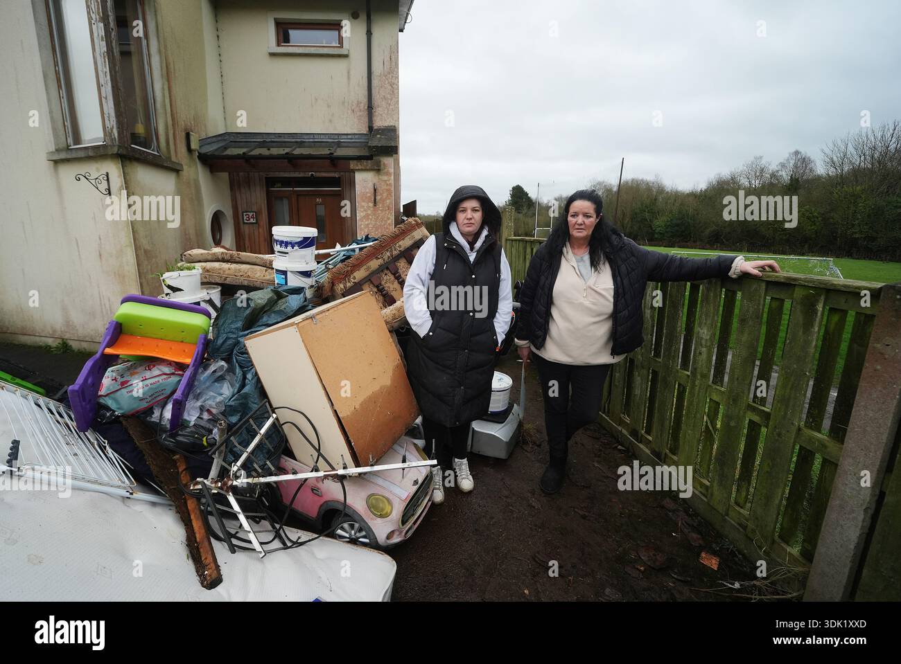 Resident Catherine Kenny (right) with her daughter Shannon in ...