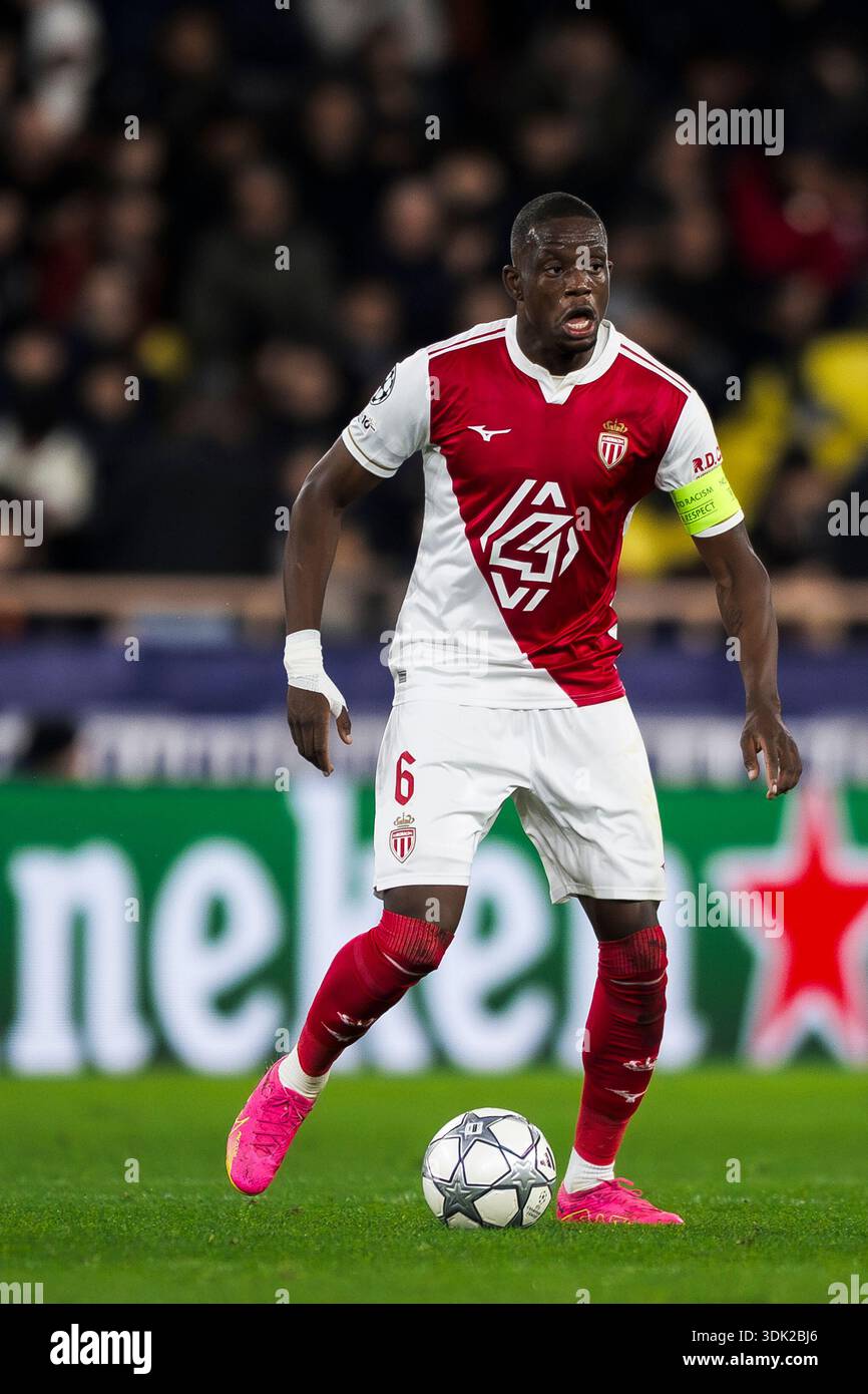 Denis Zakaria Of AS Monaco In Action During The UEFA Champions League Denis Zakaria Of AS Monaco In Action During The UEFA Champions League