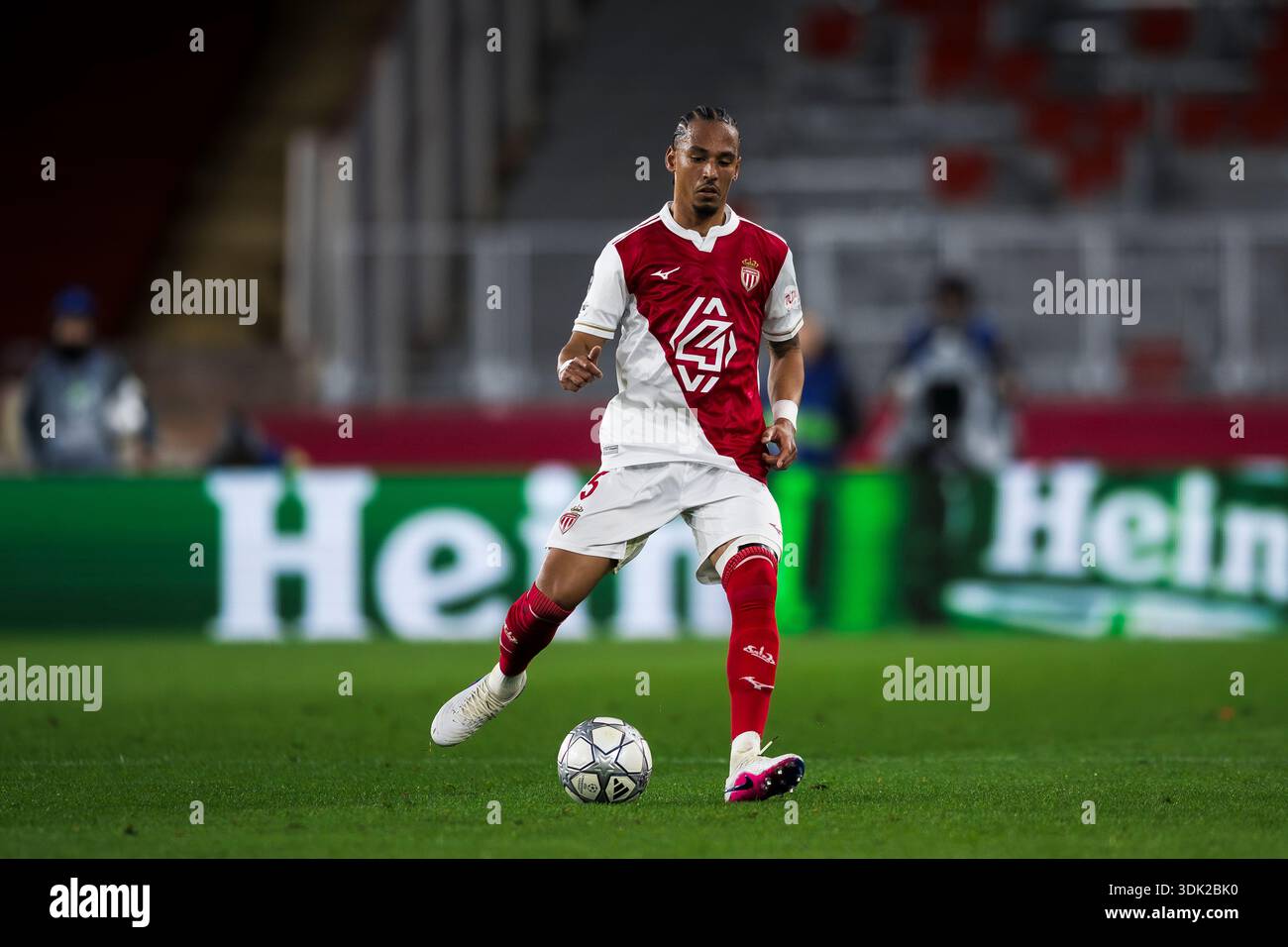 Thilo Kehrer of AS Monaco in action during the UEFA Champions League ...