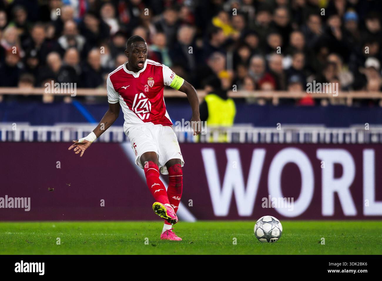 Denis Zakaria Of AS Monaco In Action During The UEFA Champions League Denis Zakaria Of AS Monaco In Action During The UEFA Champions League