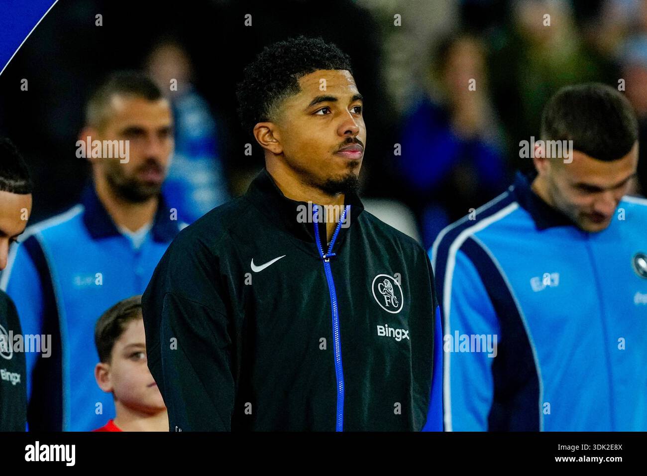 Naples, Italy. 28 Jan, 2026. Wesley Fofana of Chelsea FC during the ...