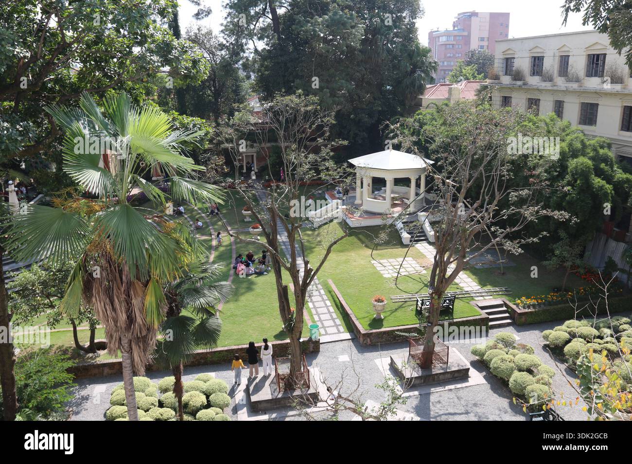 The newly restored Kaiser Library in Kathmandu, Nepal, which was ...