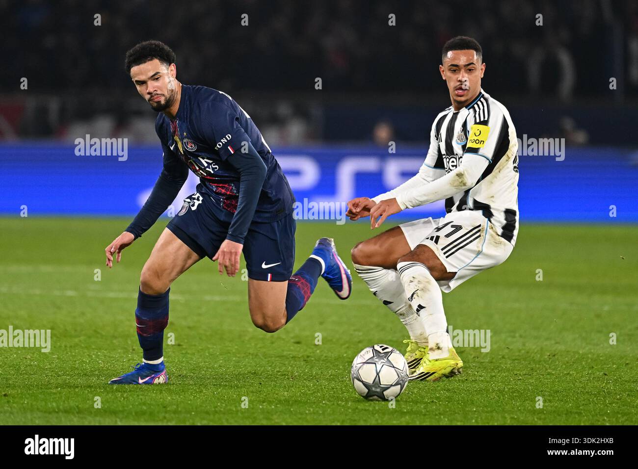 PSG and Newcastle draw in Champions League match at Parc des Princes on ...