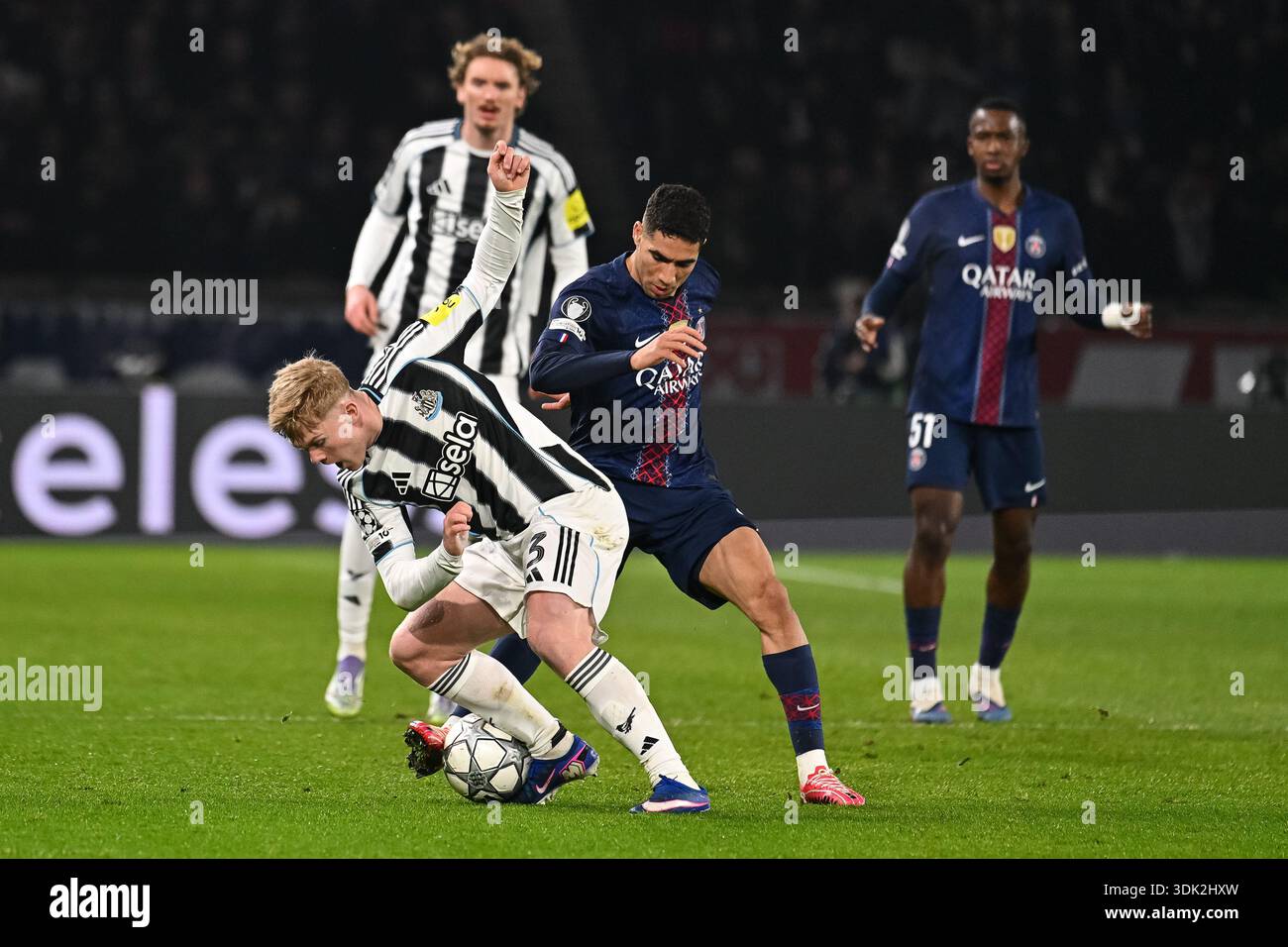 PSG and Newcastle draw in Champions League match at Parc des Princes on ...